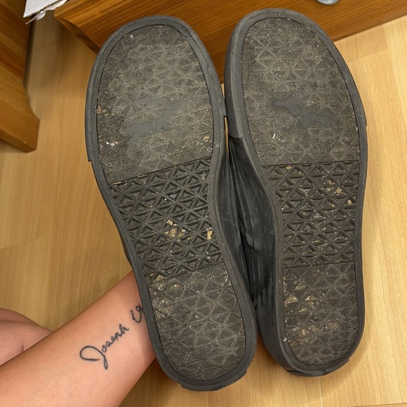 Shoes | Punkrose Black Slip On Sneakers | Poshmark